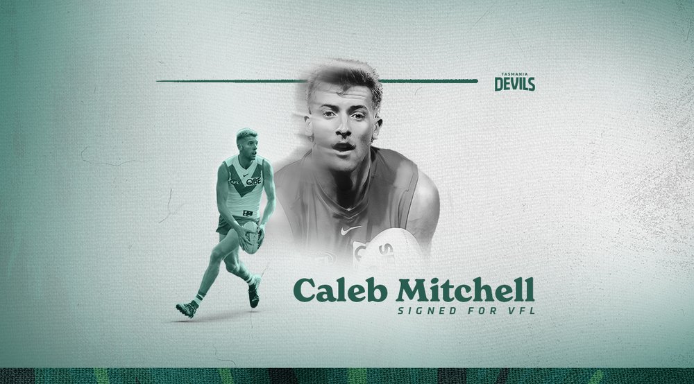 Caleb Mitchell signs on with the Devils | Tasmania Football Club